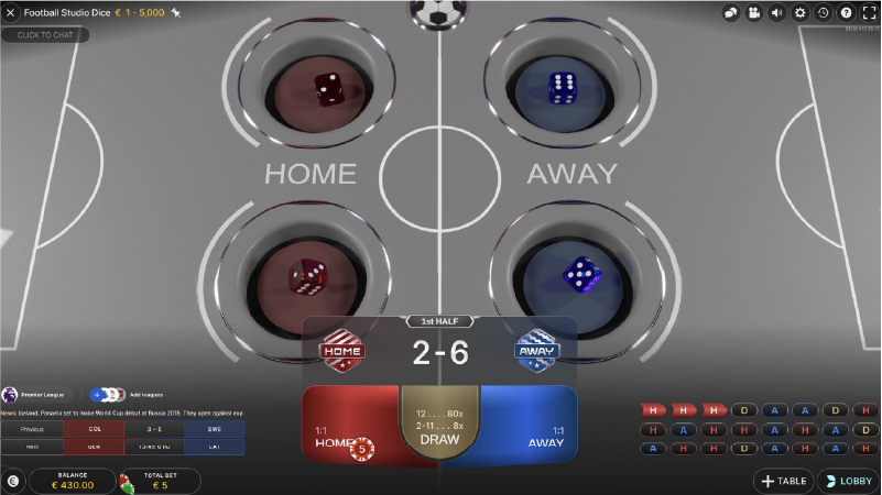 How to Play Evolution's Football Studio Dice | Casino Time Blog